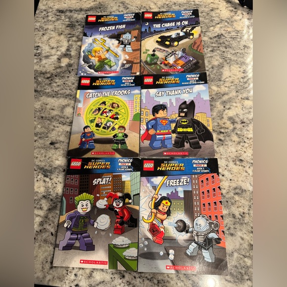 Lego | Toys | 6 Set Of Lego Super Heroes Lego Books | Poshmark